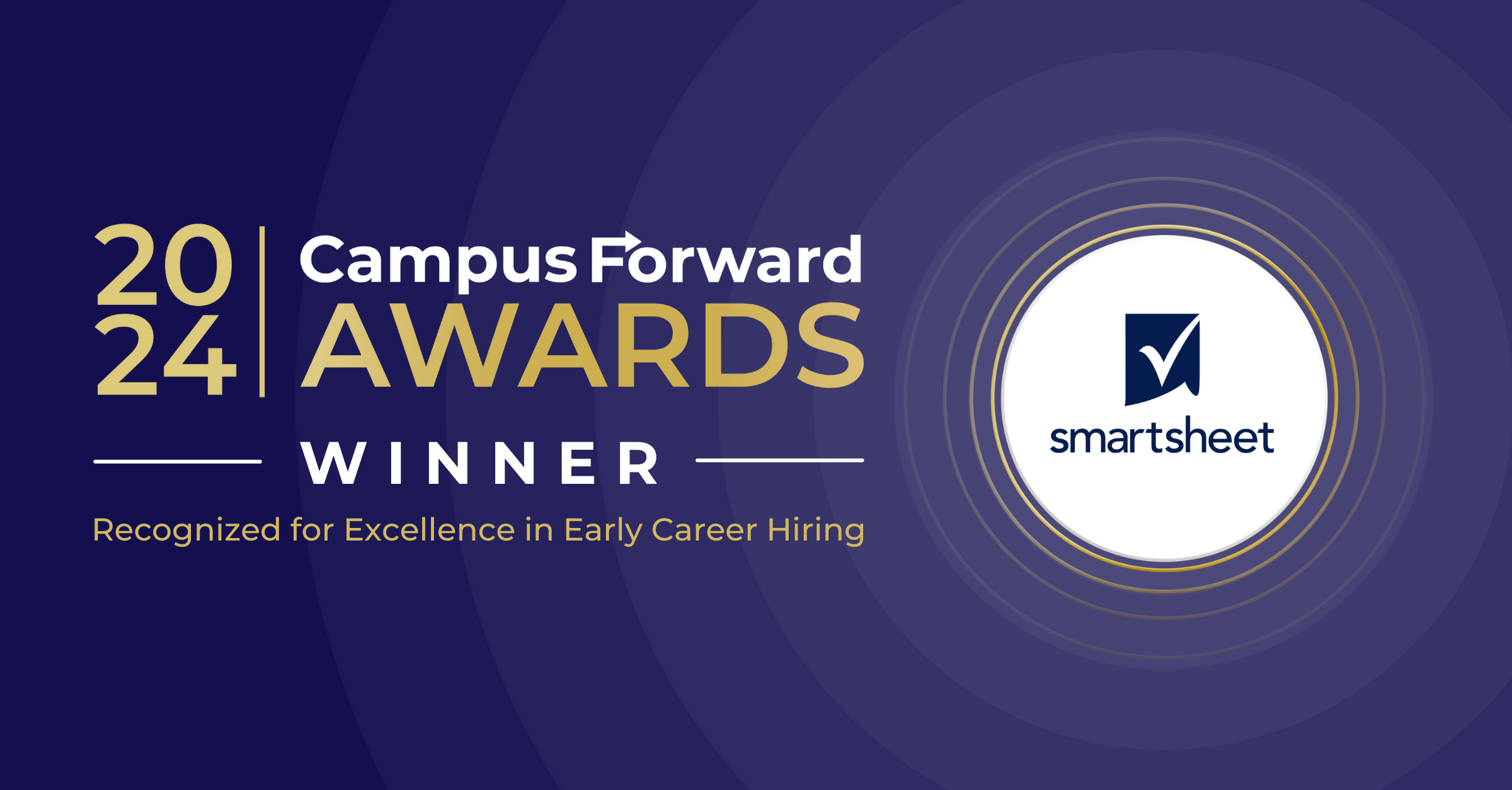 Smartsheet | 2024 Campus Forward Award Winner