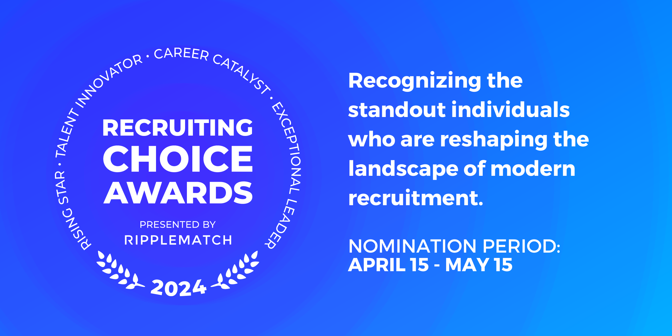 2024 Recruiting Choice Awards - Nominate a Standout Talent Professional