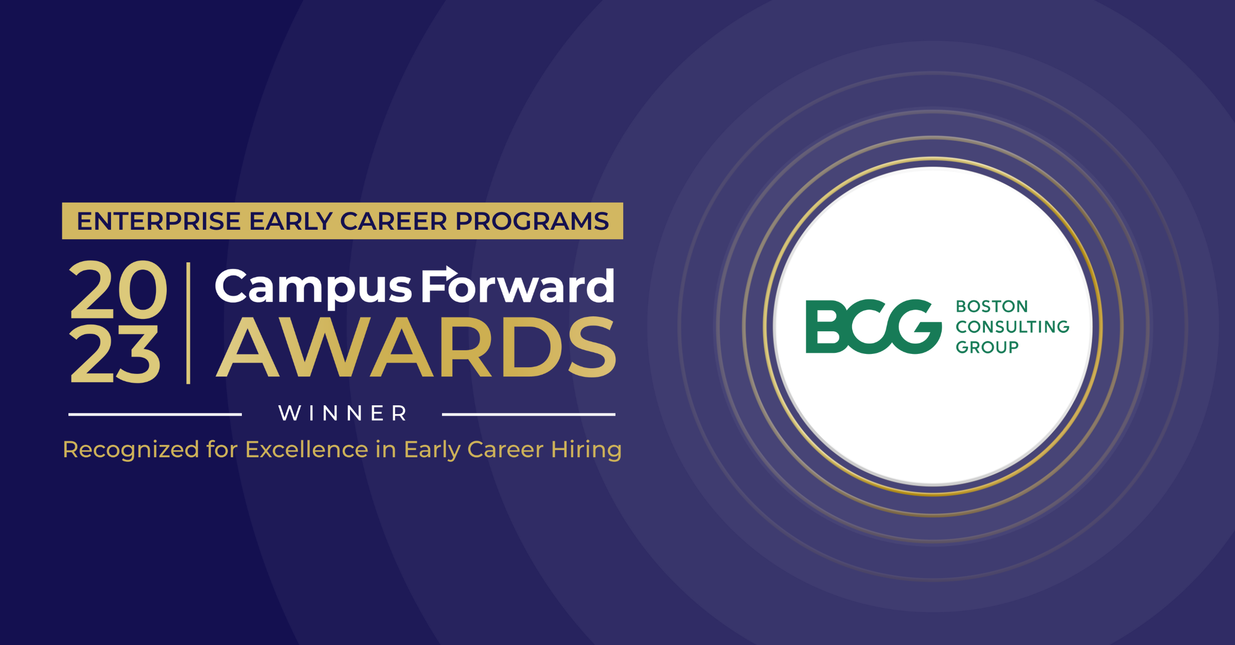 BCG | 2023 Campus Forward Award Winner