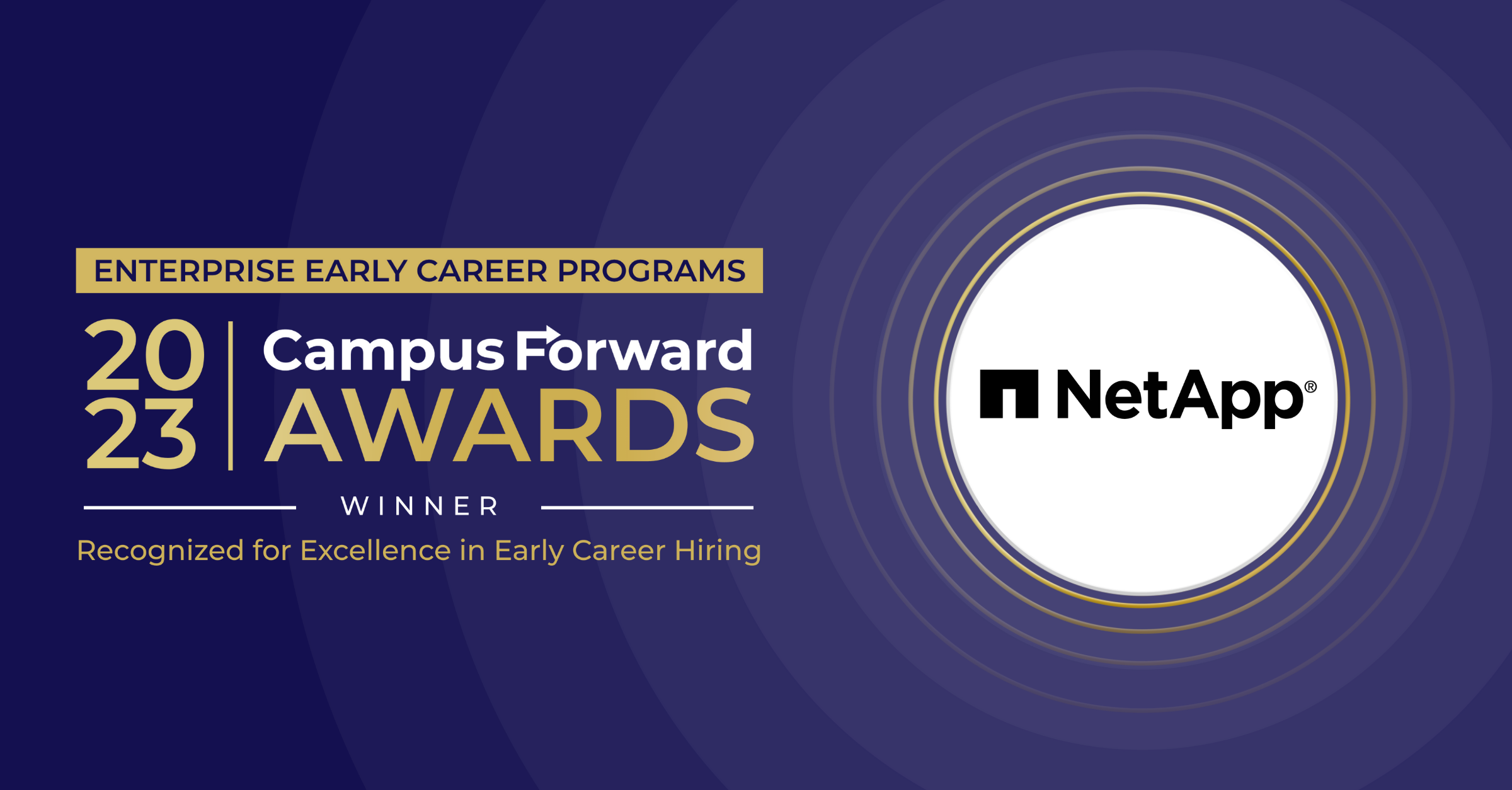 NetApp | 2023 Campus Forward Award Winner