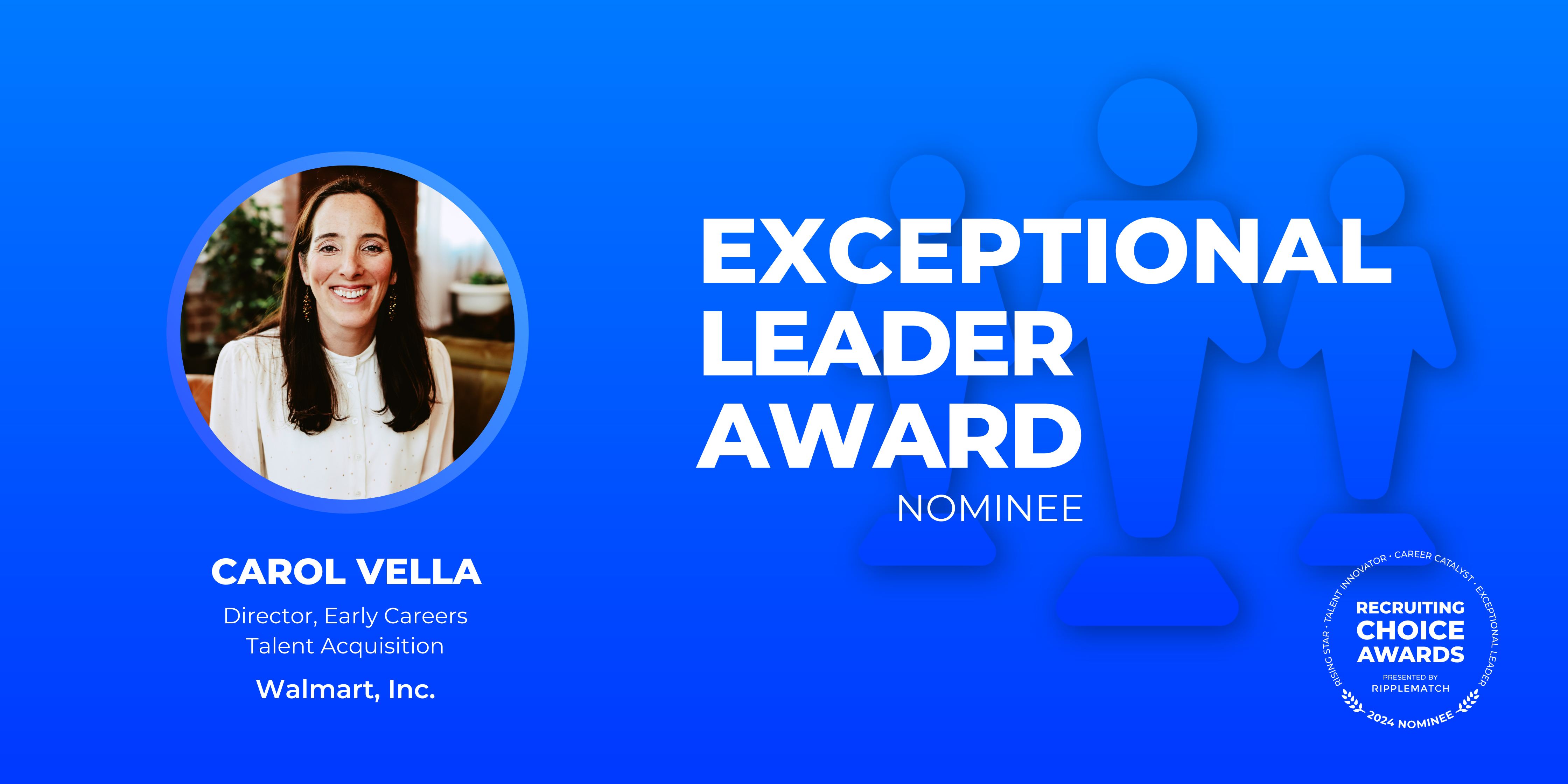 Carol Vella - Nominee for Exceptional Leader Award - 2024 Recruiting ...