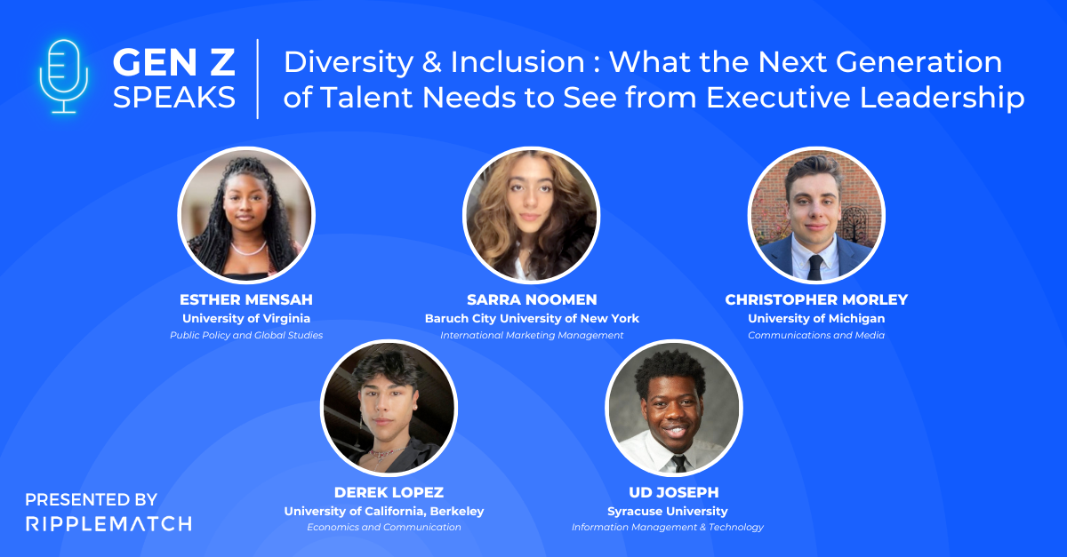 #GenZSpeaks | Diversity & Inclusion : What the Next Generation of ...