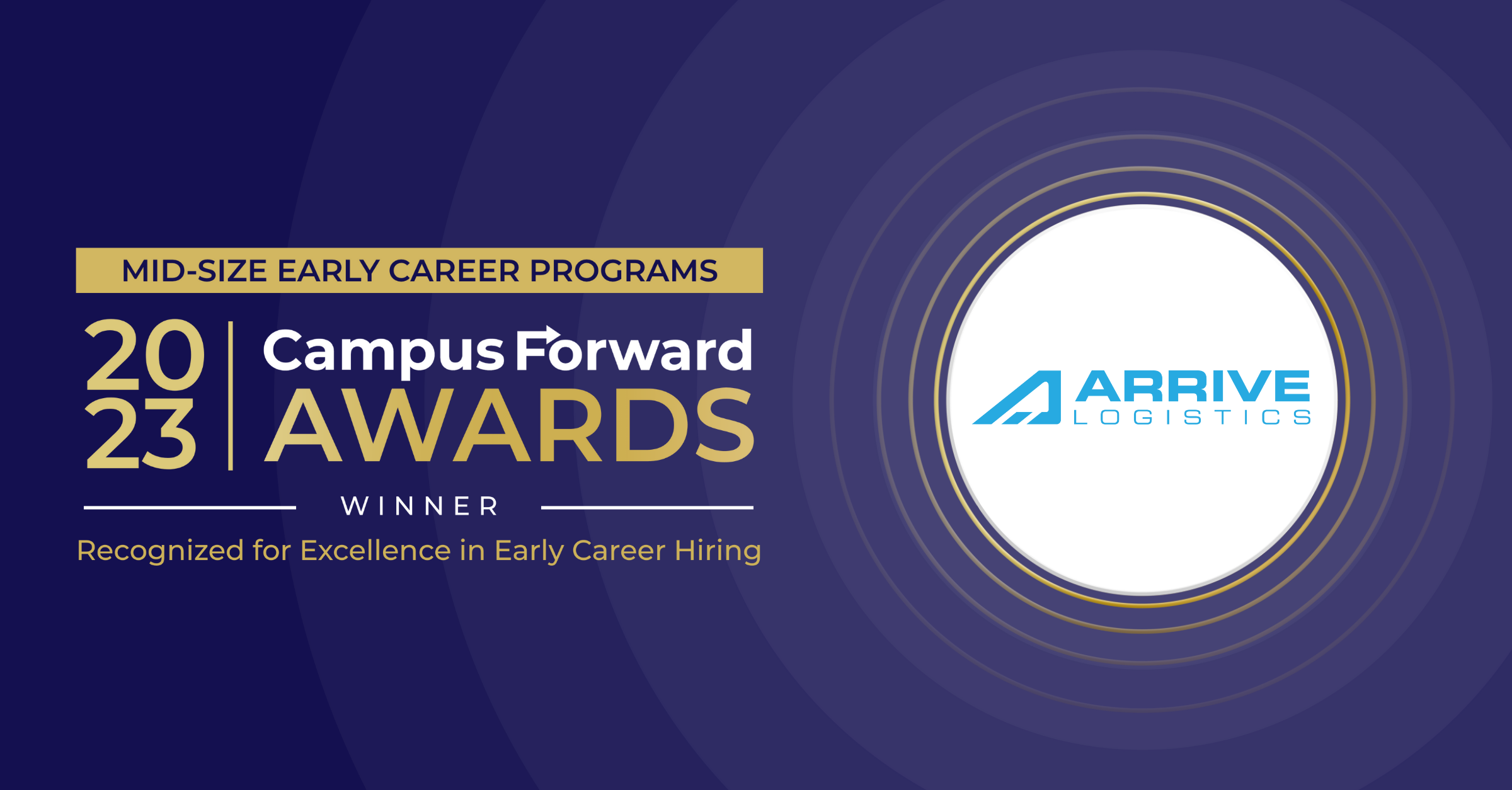 Arrive Logistics | 2023 Campus Forward Award Winner