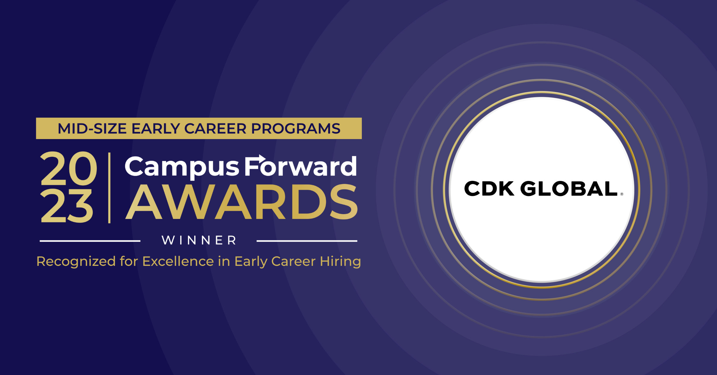 CDK Global | 2023 Campus Forward Award Winner