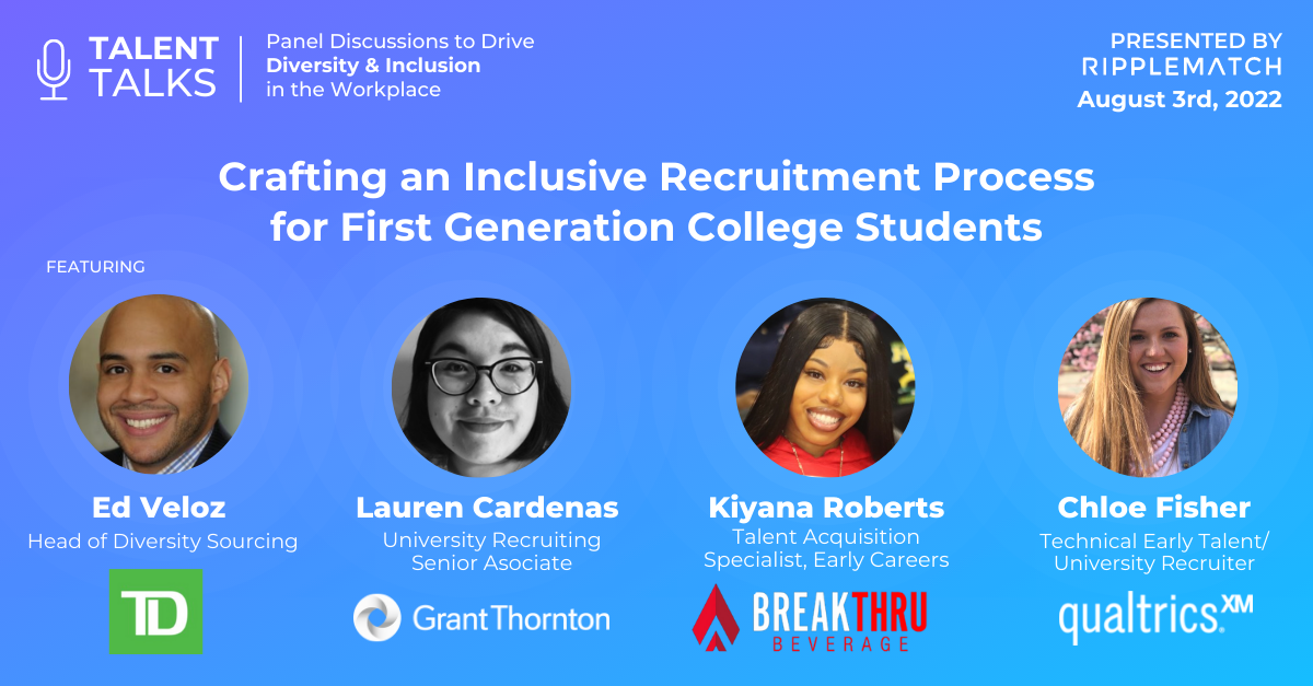 #TalentTalks | Crafting an Inclusive Recruitment Process for 1st ...
