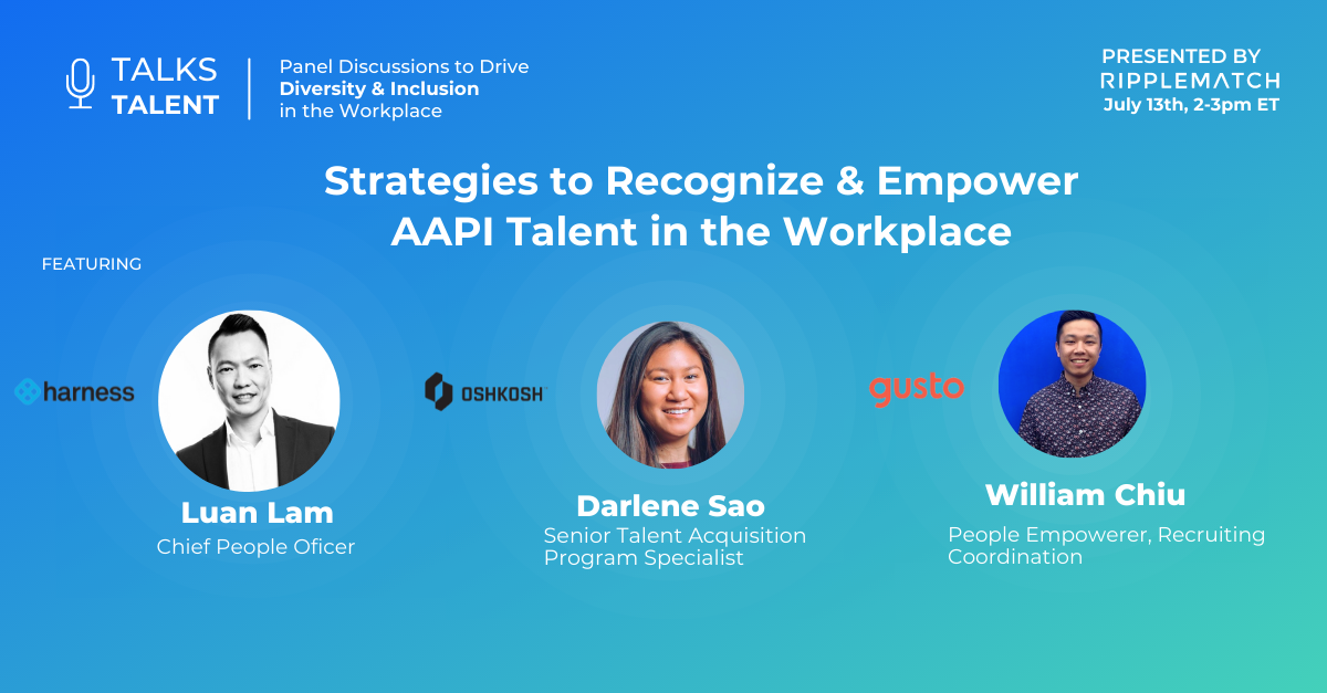 #TalentTalks: Strategies to Recognize & Empower AAPI Talent in the ...