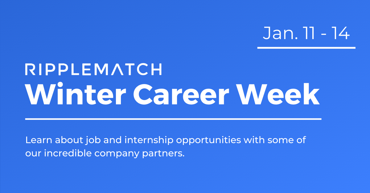RippleMatch Career Week - Winter 2021