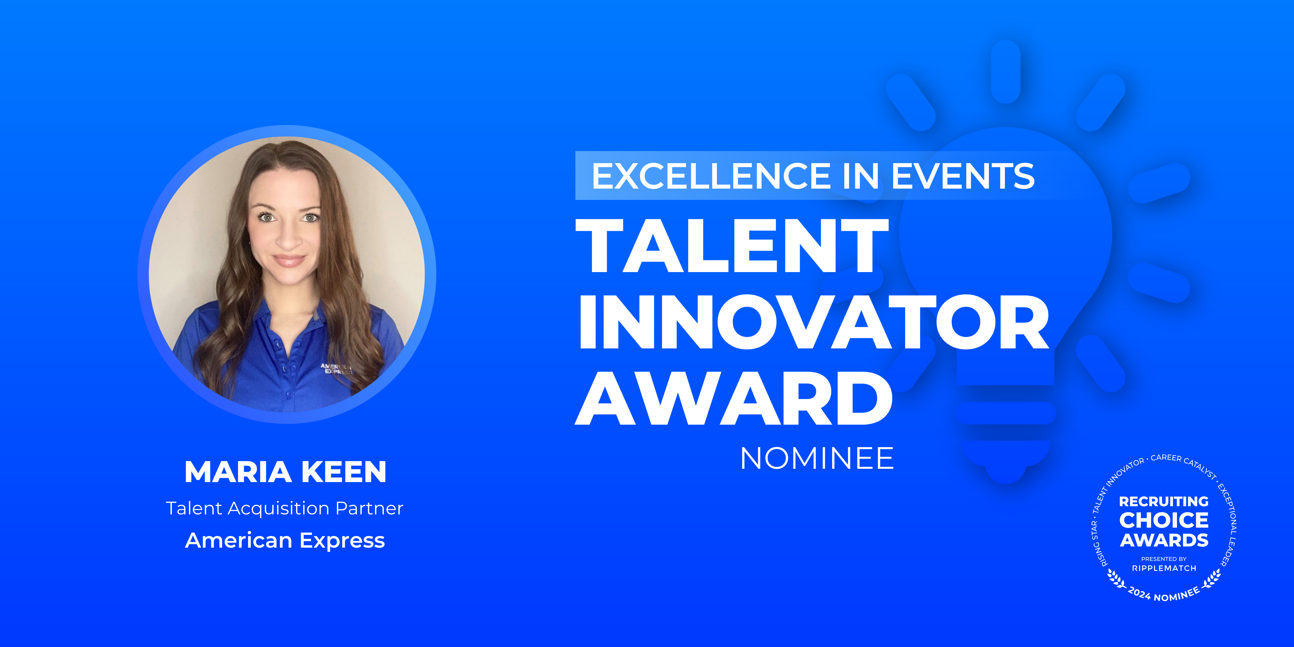 Maria Keen - Nominee for Talent Innovator Award - 2024 Recruiting ...
