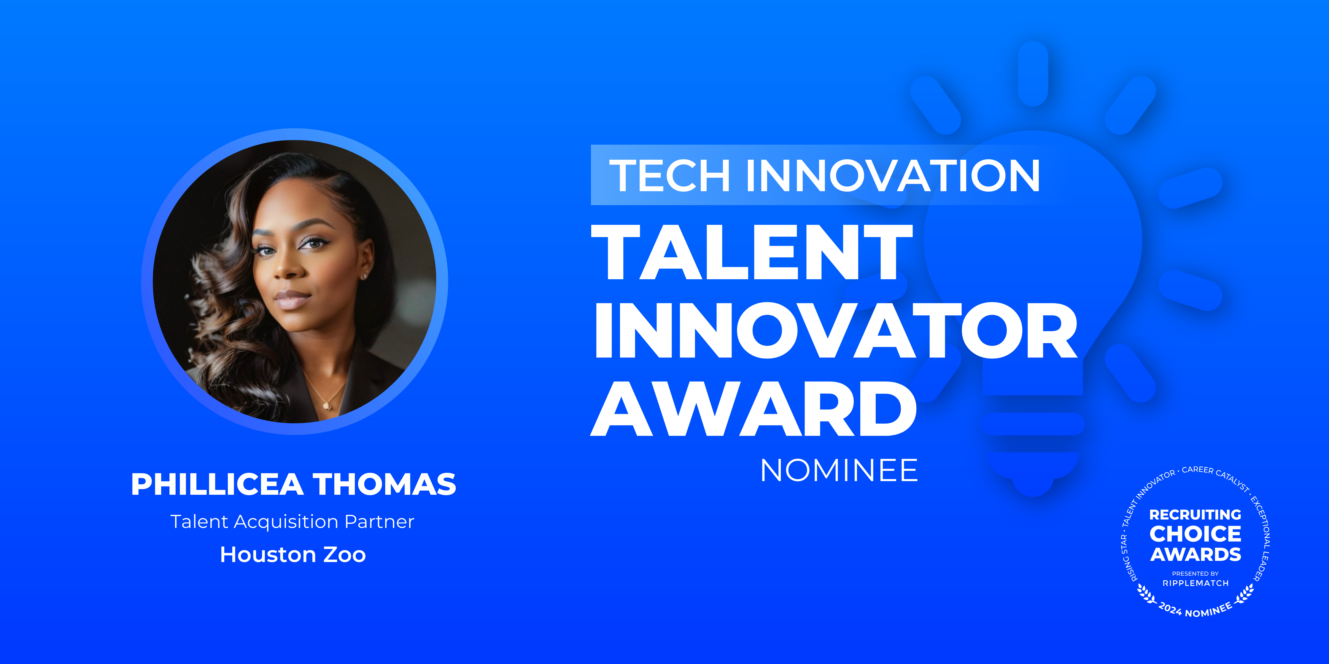 Phillicea Thomas - Nominee for Talent Innovator Award - 2024 Recruiting ...