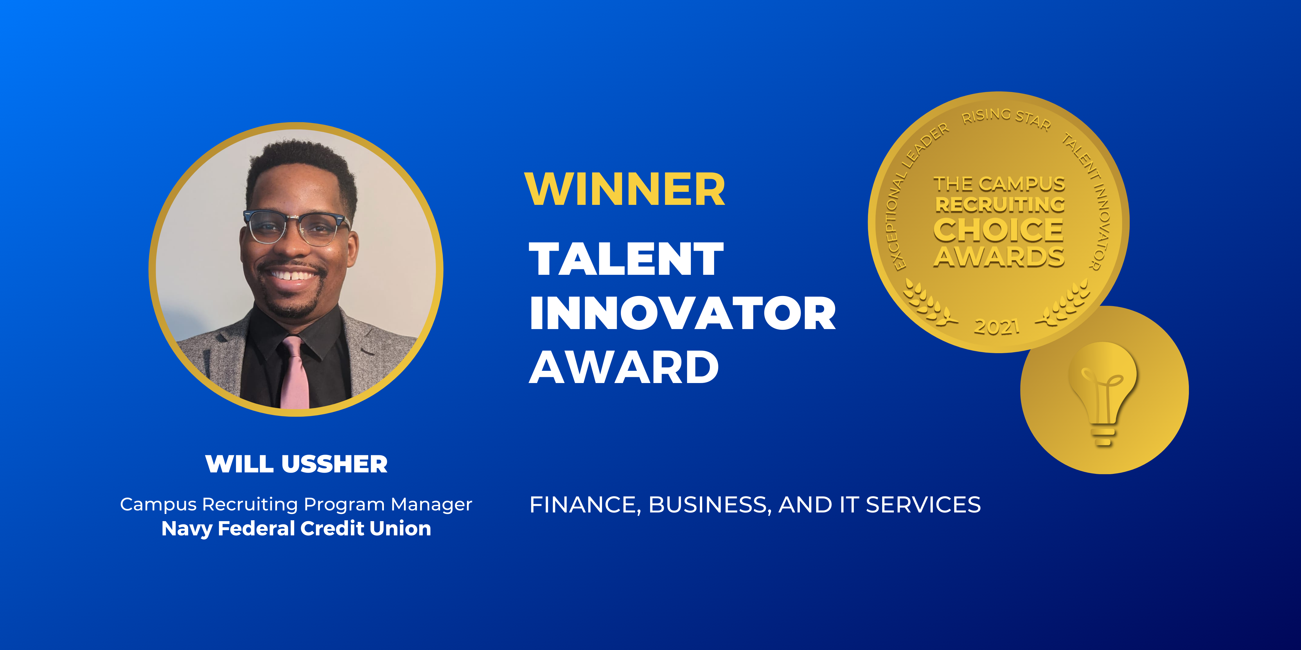 Will Ussher - Winner of Talent Innovator Award - CRCA 2021
